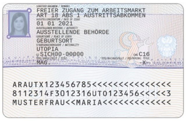 What does the Art 50 EUV card look like? - British in Austria